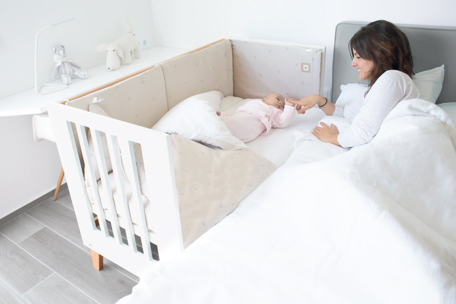How to fix a co-sleeping crib on a double bed