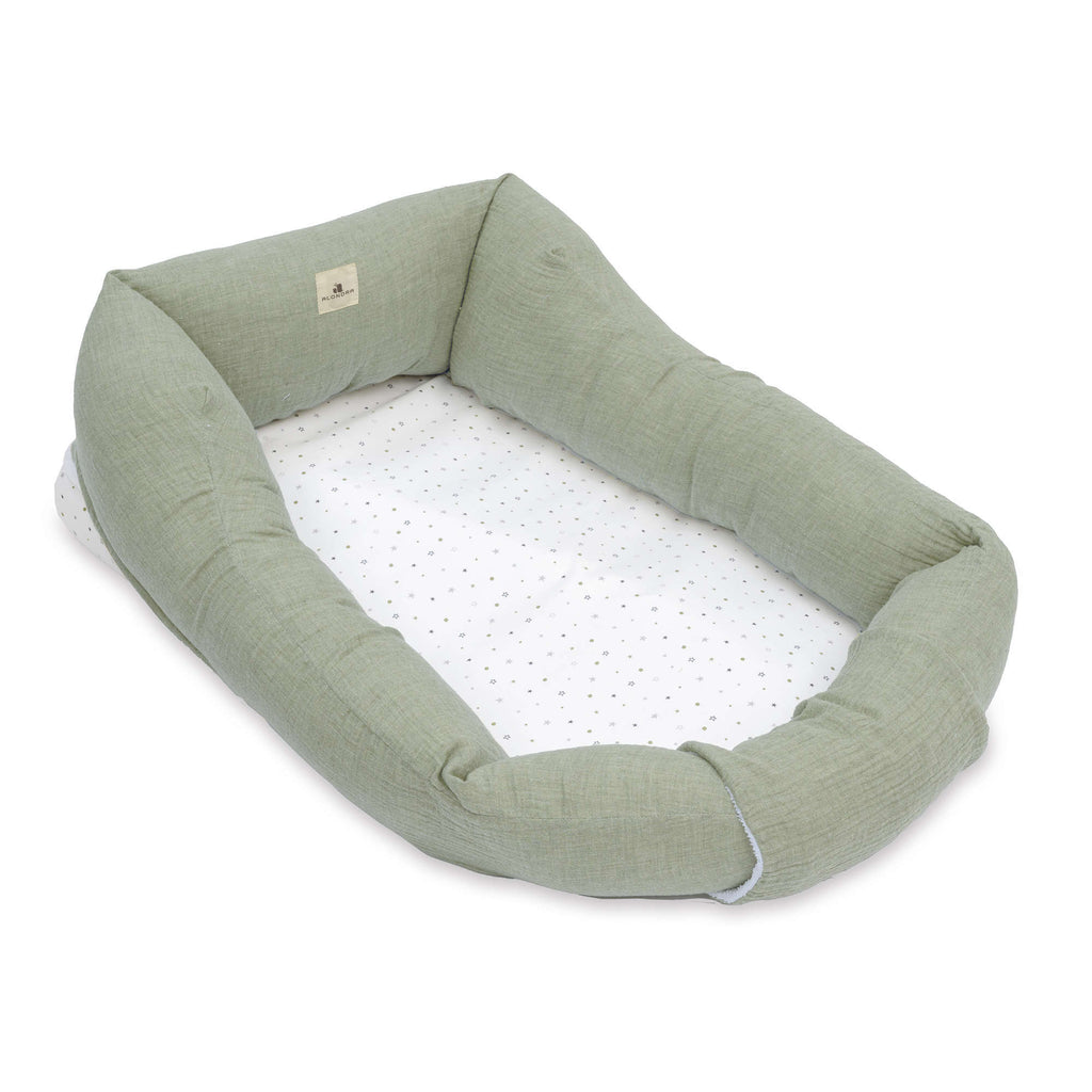 Baby nest (3in1) green-olive